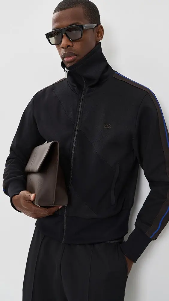 WALES BONNER Form Track Jacket - Black