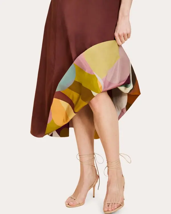 Mestiza New York Leo Reversible Poplin A-line Midi Dress