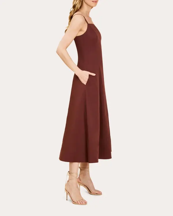 Mestiza New York Leo Reversible Poplin A-line Midi Dress