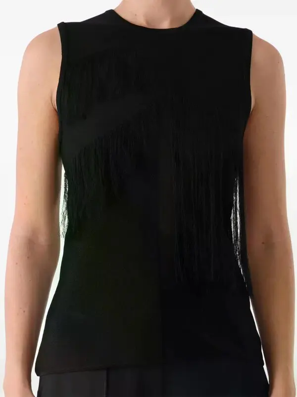 JASON WU Fringe Tank Top - Black