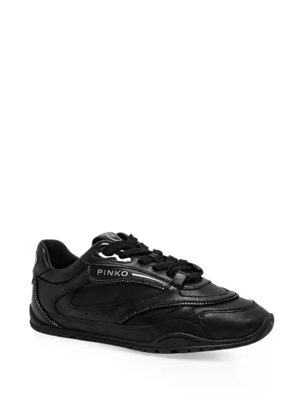 Pinko Logo-print Panelled Sneakers