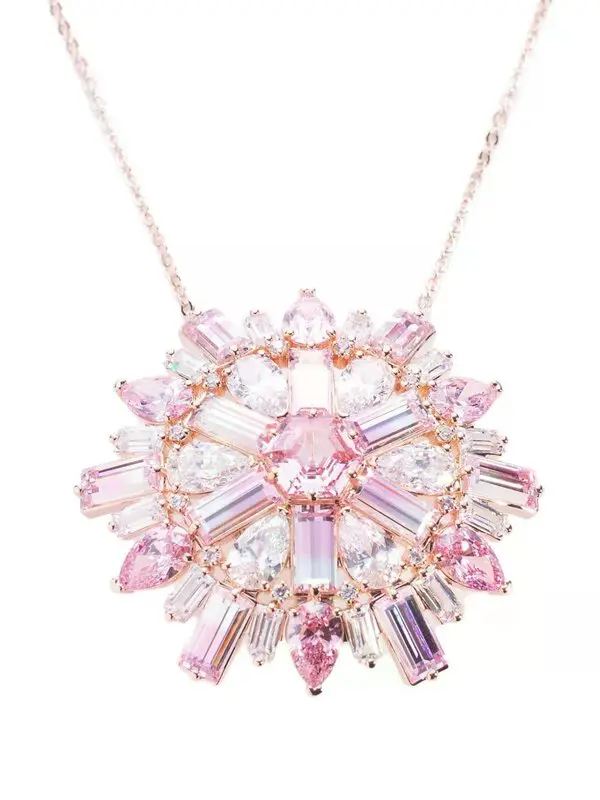 SWAROVSKI Idyllia Crystal Pendant Necklace - Pink