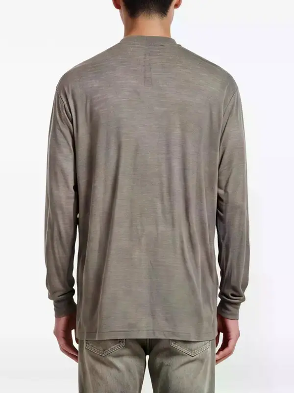 Rick Owens Long-sleeve T-shirt - Grey