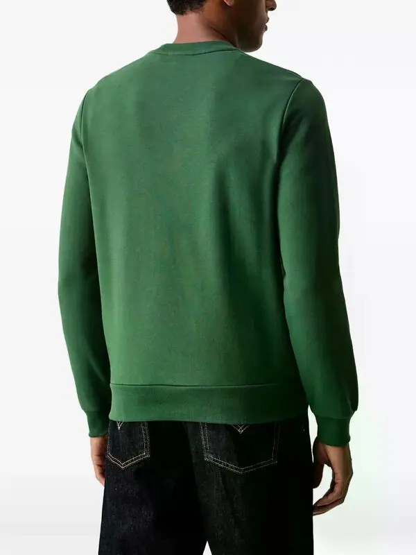 Lacoste Crew Neck Sweater With Logo Patch