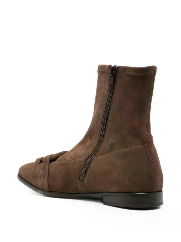 TRUMAN´S Interwoven-detail Suede Ankle Boots
