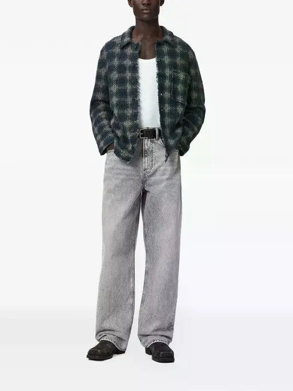 ALLSAINTS Rivet Washed-effect Straight-leg Jeans