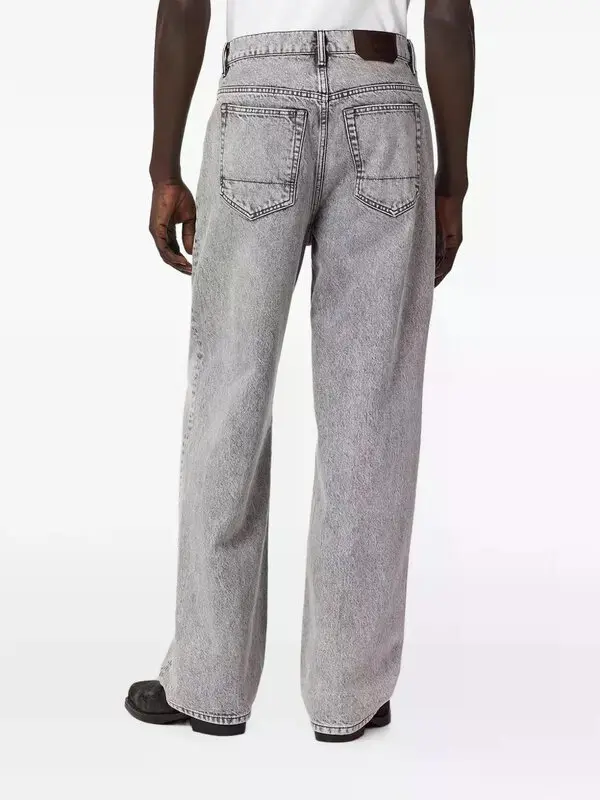 ALLSAINTS Rivet Washed-effect Straight-leg Jeans