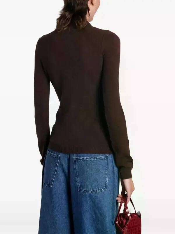 ROTATE BY BIRGER CHRISTENSEN Knitted Polo Top