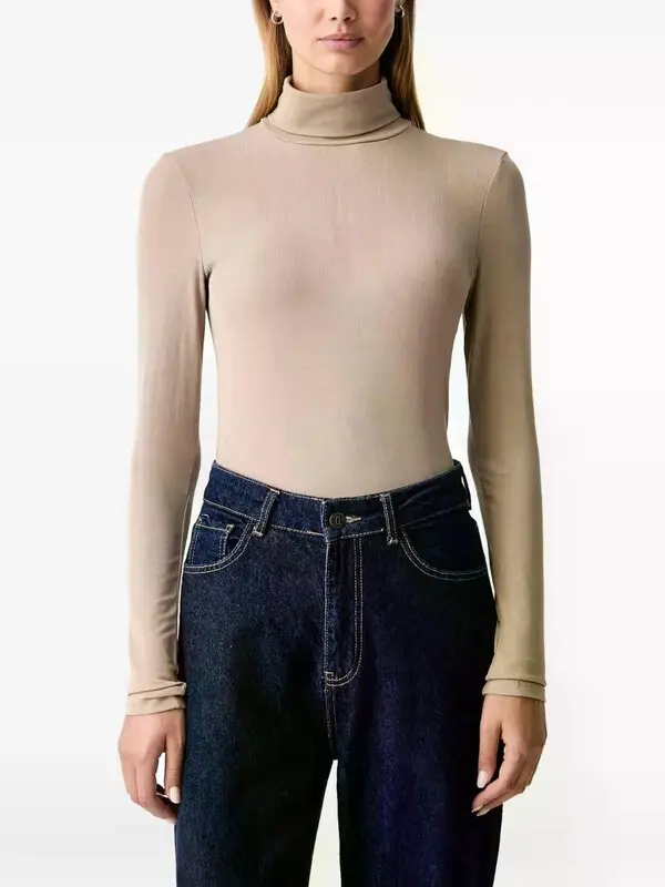 Marc O'polo Roll-neck Long-sleeve Top - Neutrals