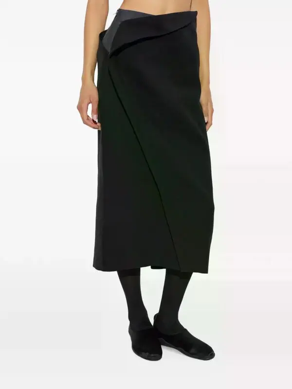 JIL SANDER Asymmetric Layered-detail Skirt