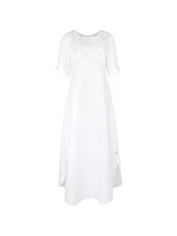 LOODYANA Embellished Embroidered Maxi Dress