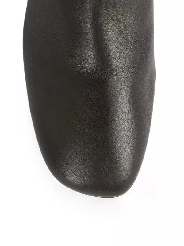 TOTEME Square-toe Leather Boots