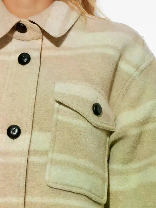 MARANT ETOILE Harveli Horizontal-stripe Shirt