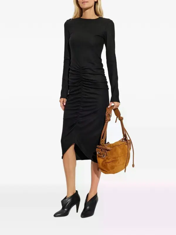 MARANT ETOILE Dylin Ruched Midi Dress