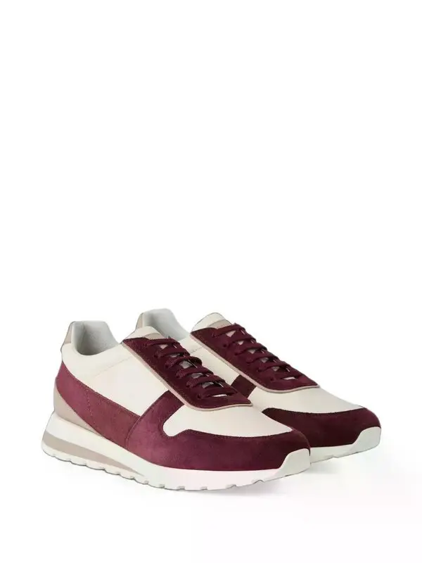 Brunello Cucinelli Panelled Leather Sneakers