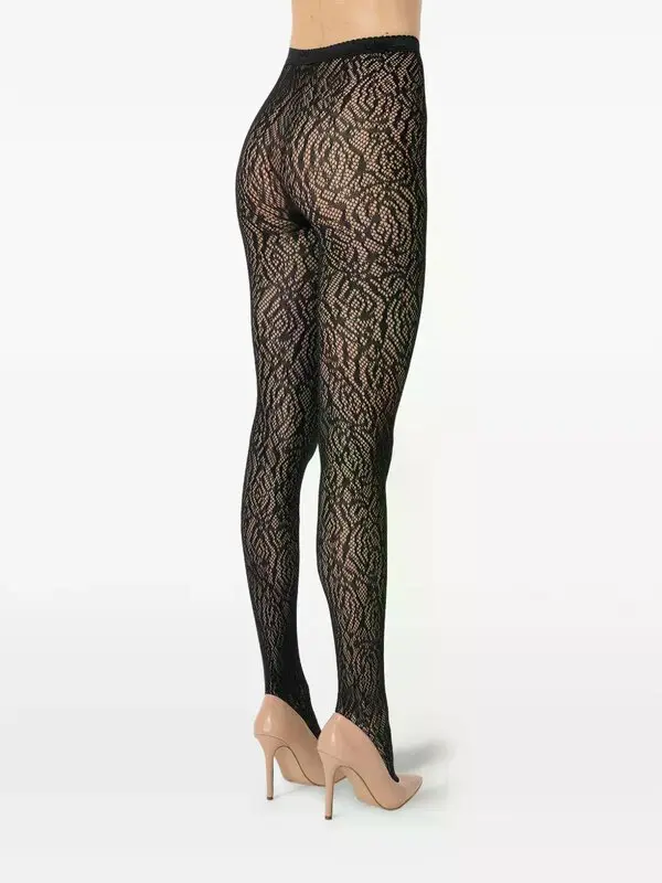 Wolford Lace-effect Tights