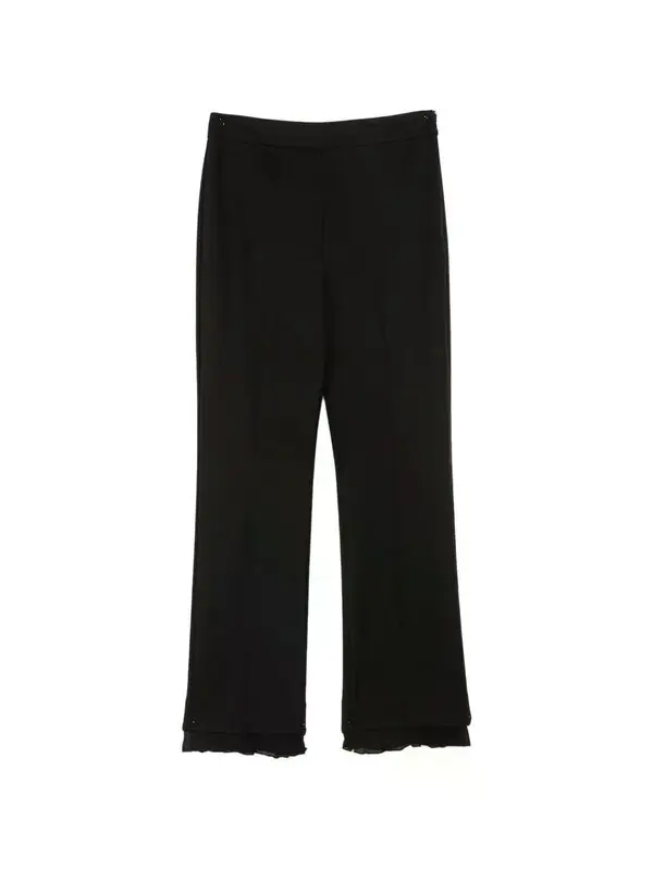 TWINSET Ruffle Trim Trousers