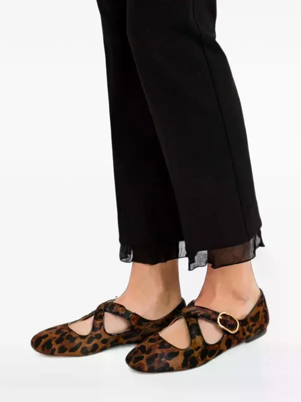 TWINSET Ruffle Trim Trousers