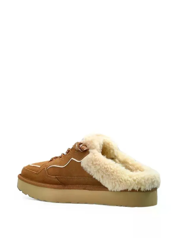 UGG Lowmel Shearling-trim Slippers