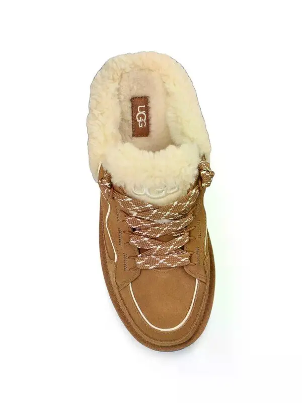 UGG Lowmel Shearling-trim Slippers