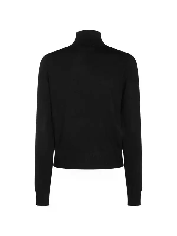 Zimmermann Lace-trimmed Roll-neck Sweater