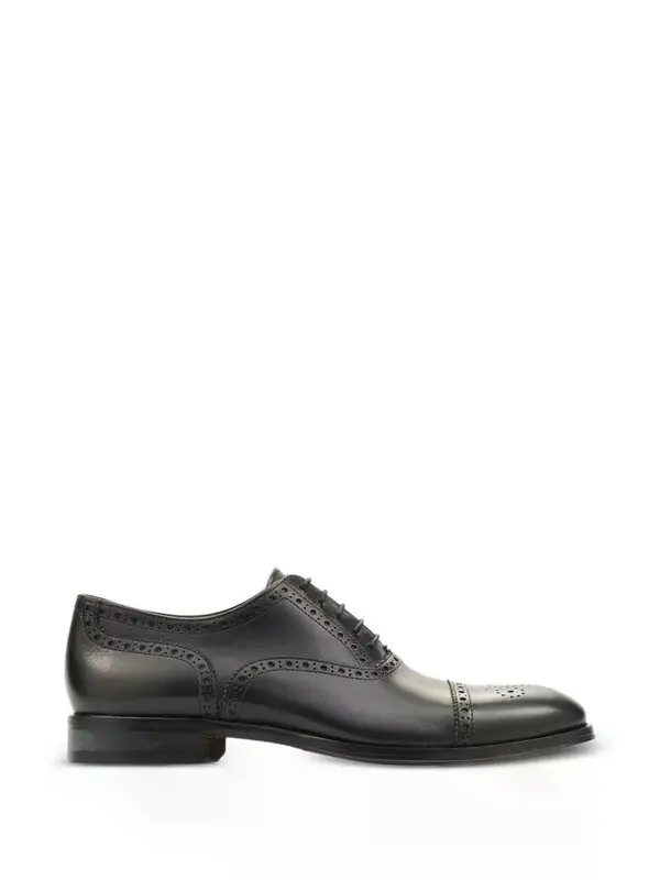 LOTTUSSE Lenox Brogue Oxford Shoes - Black