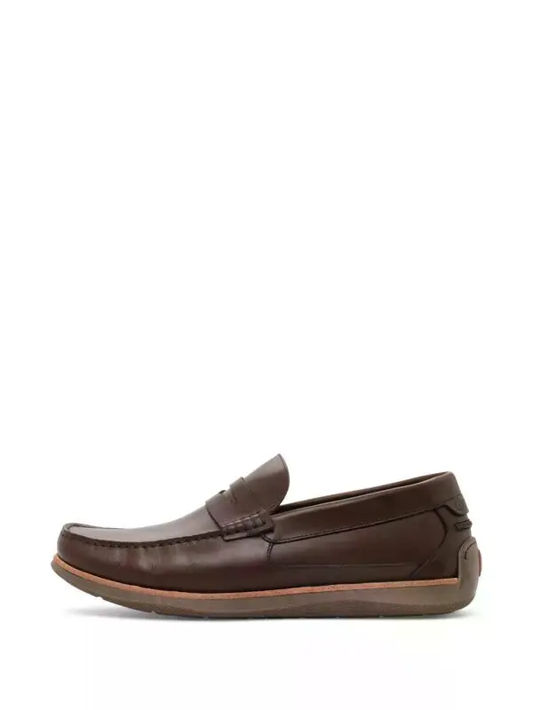 LOTTUSSE Sailor Penny-slot Boat Shoes - Brown