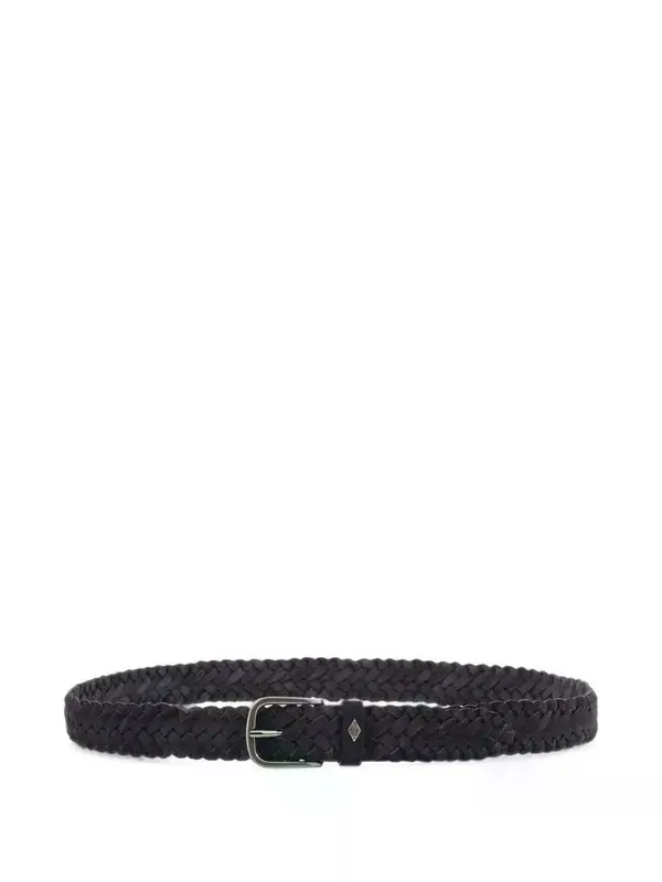 LOTTUSSE Braided Suede Belt - Blue