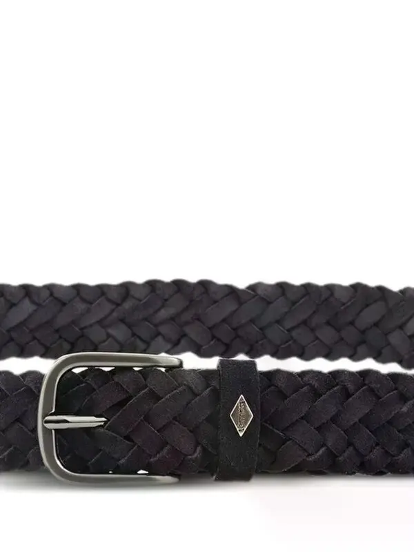 LOTTUSSE Braided Suede Belt - Blue