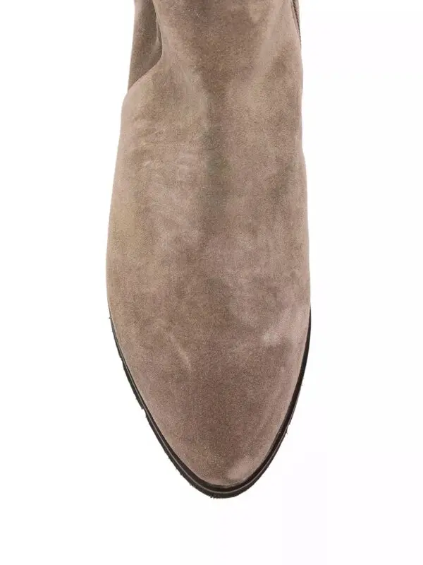 TRUMAN´S Suede Ankle Boots With Double Buckle Detail