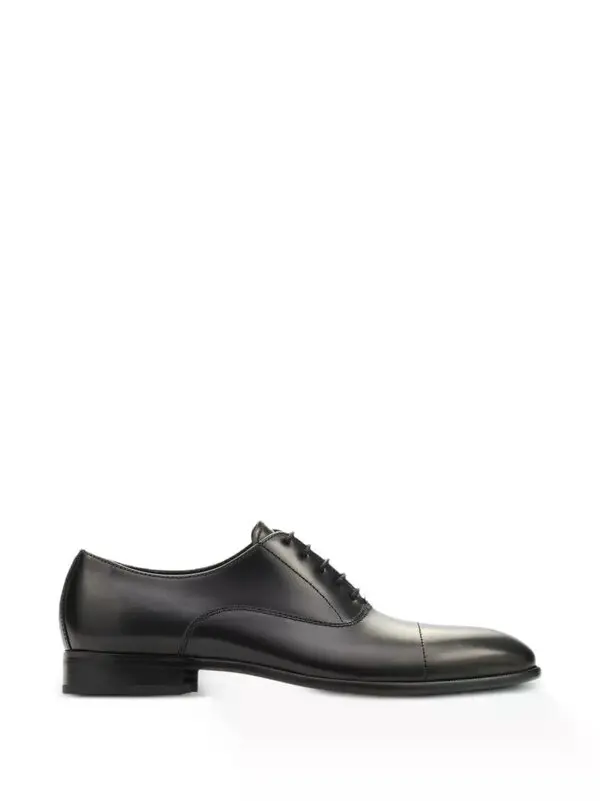 LOTTUSSE Regent Almond-toe Oxford Shoes - Black