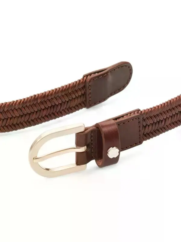 LOTTUSSE Gante Braided Leather Belt