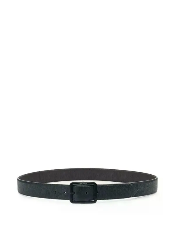 LOTTUSSE Reversible Grained-leather Belt