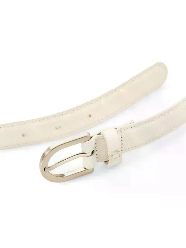 LOTTUSSE Leather Belt With Gold-tone Hardware