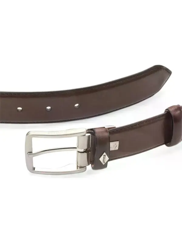 LOTTUSSE Polished Leather Belt With Buckle Fastening