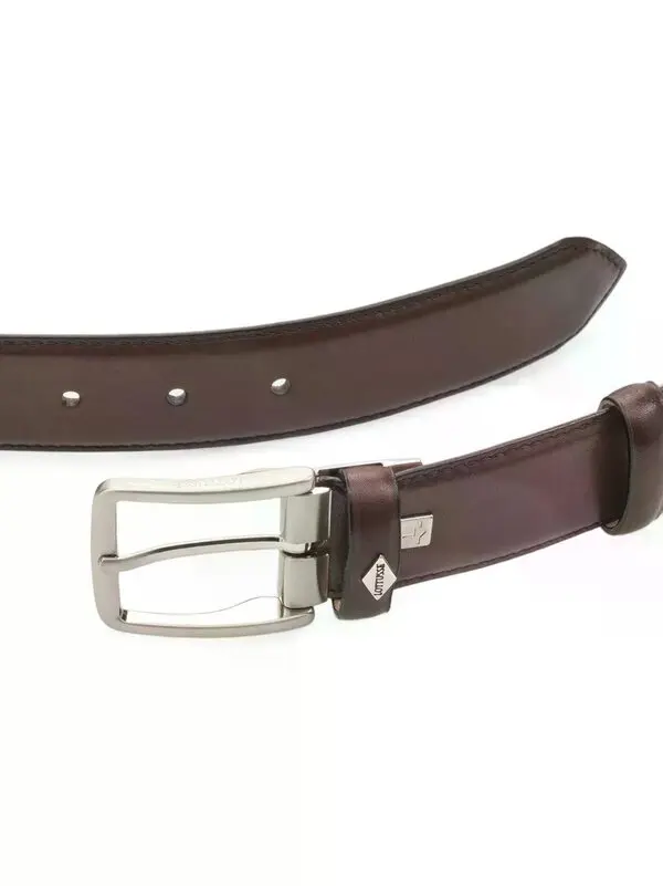 LOTTUSSE Polished Leather Belt With Buckle Fastening