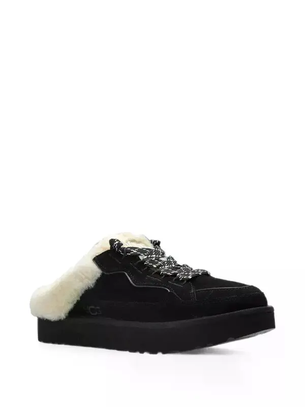 UGG Lowmel Shearling-trim Slippers