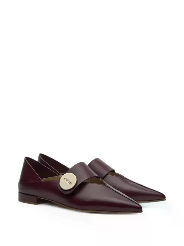 LOTTUSSE Carla Logo-plaque Ballet Flats