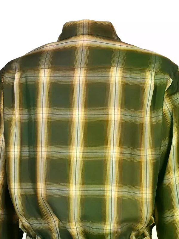 TAAKK Embroidered Checked Shirt