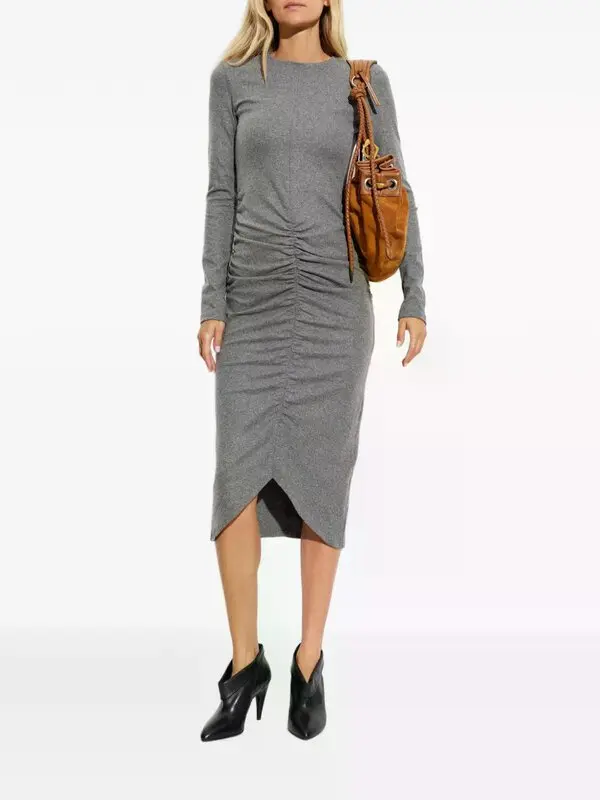 MARANT ETOILE Dylin Ruched Midi Dress