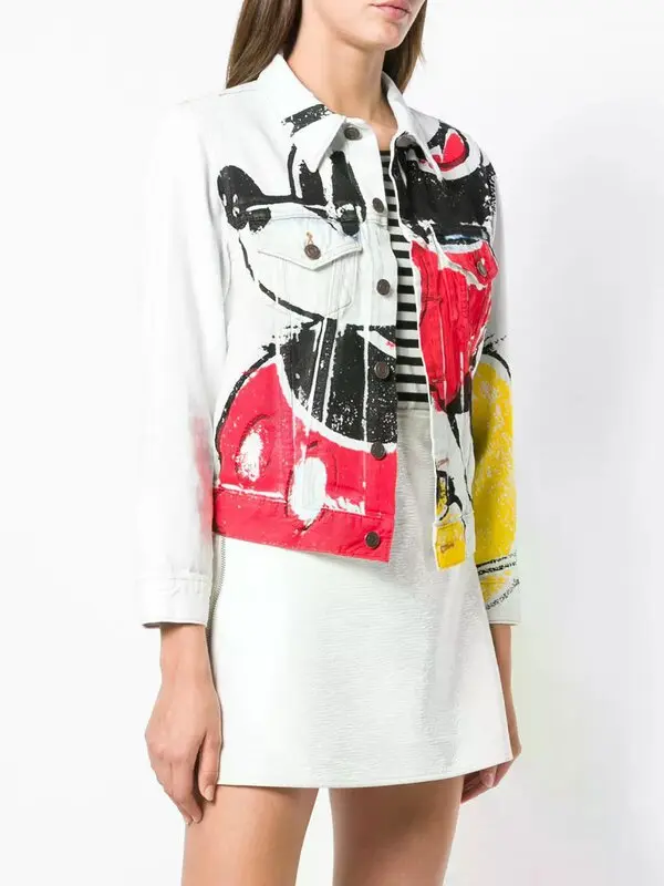 Marc Jacobs X Disney Mickey Print Denim Jacket
