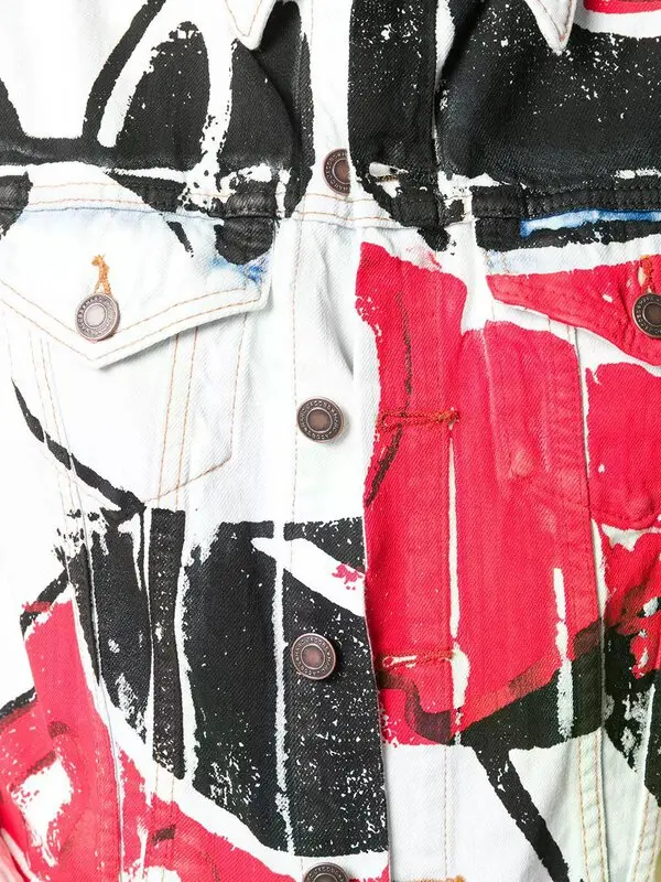 Marc Jacobs X Disney Mickey Print Denim Jacket