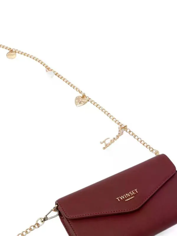 TWINSET Charm Embellished Cross Body Bag