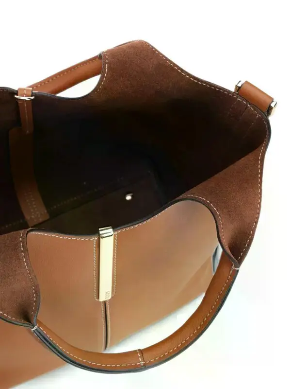 TOD'S Tote Shopping Bag In Leather Mini