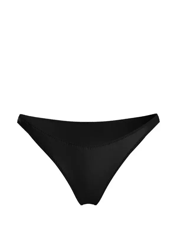 SCANDALE Dédicace Logo-embroidered Briefs - Black