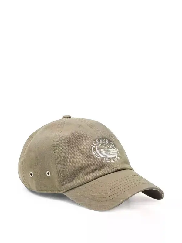 Iceberg Logo Embroidered Hat - Neutrals