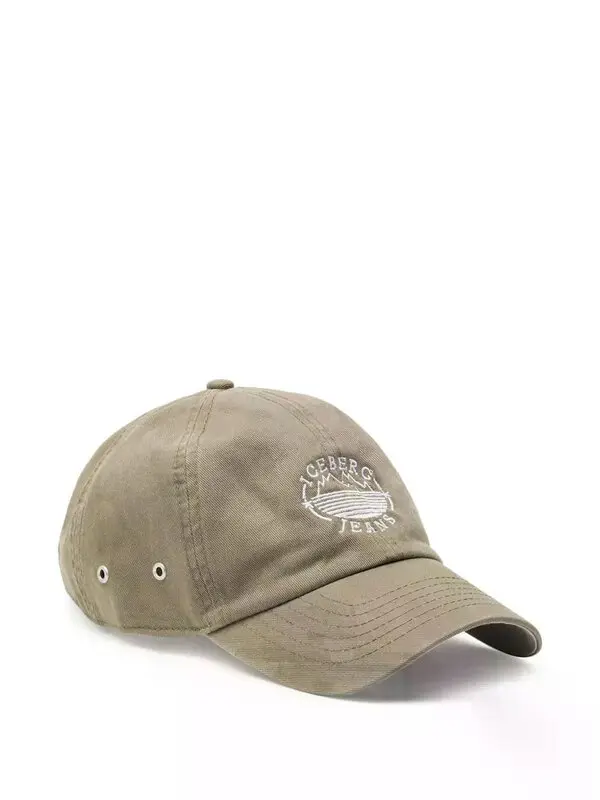 Iceberg Logo Embroidered Hat - Neutrals