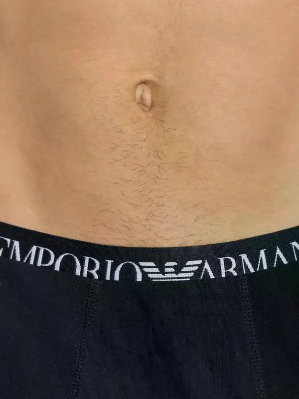 Emporio Armani Logo-waistband Boxer Shorts