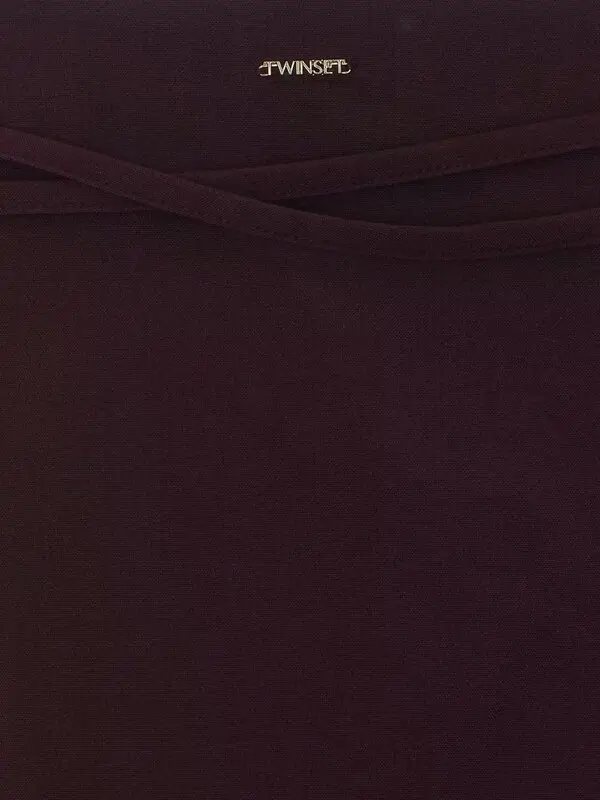 TWINSET Belt Detail Mini Skirt