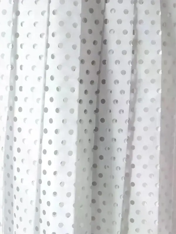 Alexander McQueen Perforated Poplin Pleated Skirt